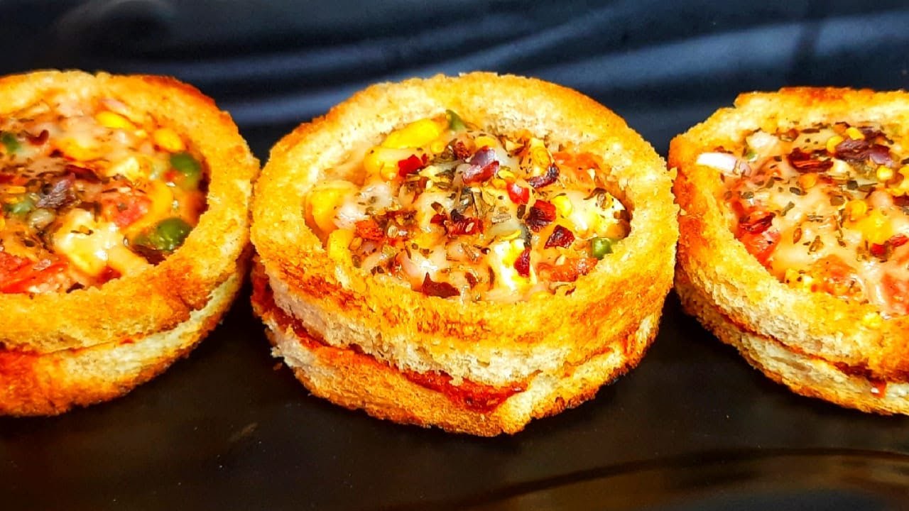 तवे पर बनाएं झटपट Veg Bread Cheese Disc | Cheesy Disc On Tawa | Bread ...