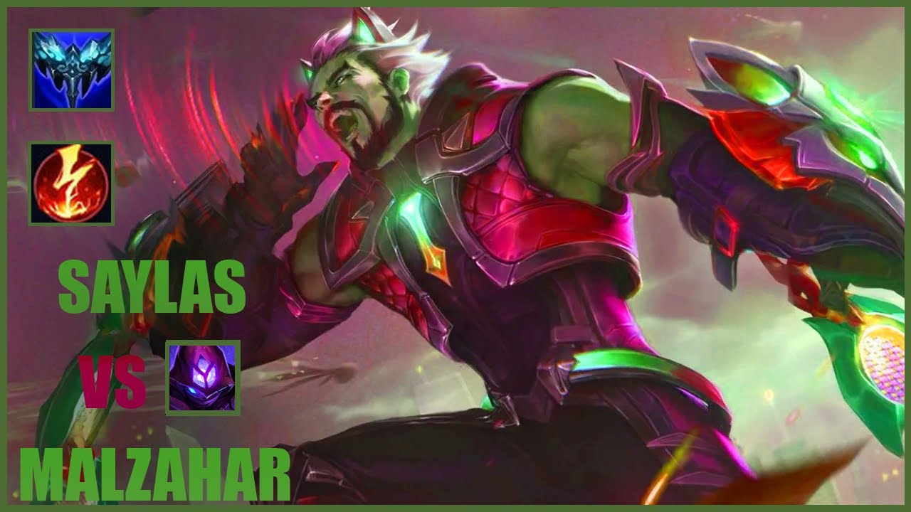 League of Legends | Sylas vs Malza | Сайлас против Мальзахара | Лига ...