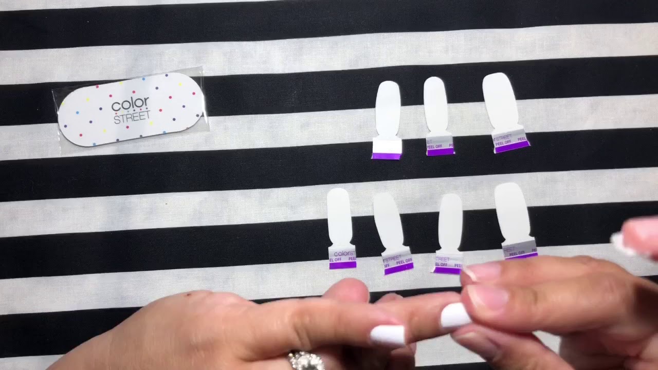 How to apply Color Street Nail Strips - YouTube