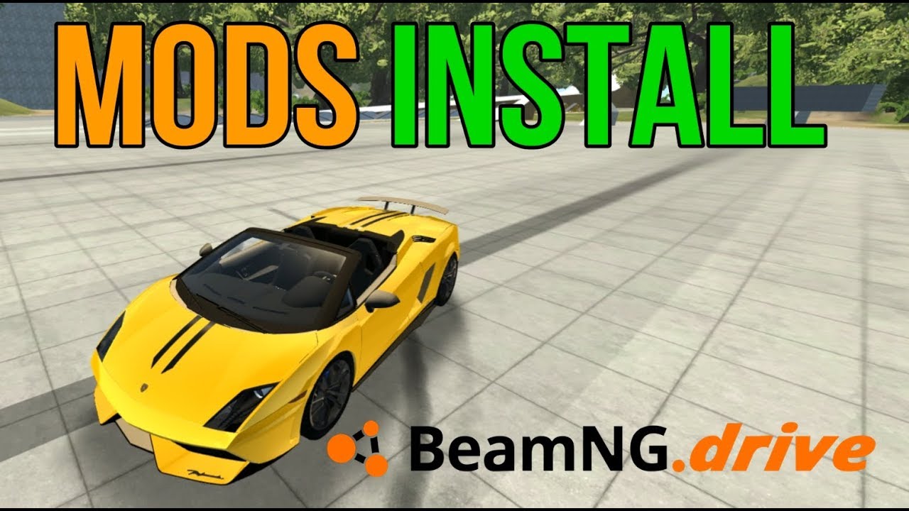 How to Install CAR MODS in BeamNG Drive {Lamborghini Gallardo LP570-4 ...