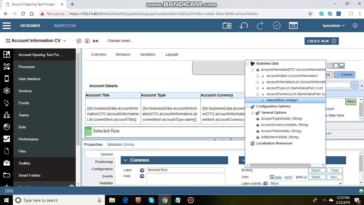 IBM BPM Adding Button in a Table - YouTube