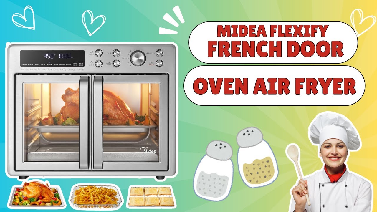 Midea Flexify French Door Air Fryer Oven Combo Review! Extra Large Air Fryer Countertop Oven ...