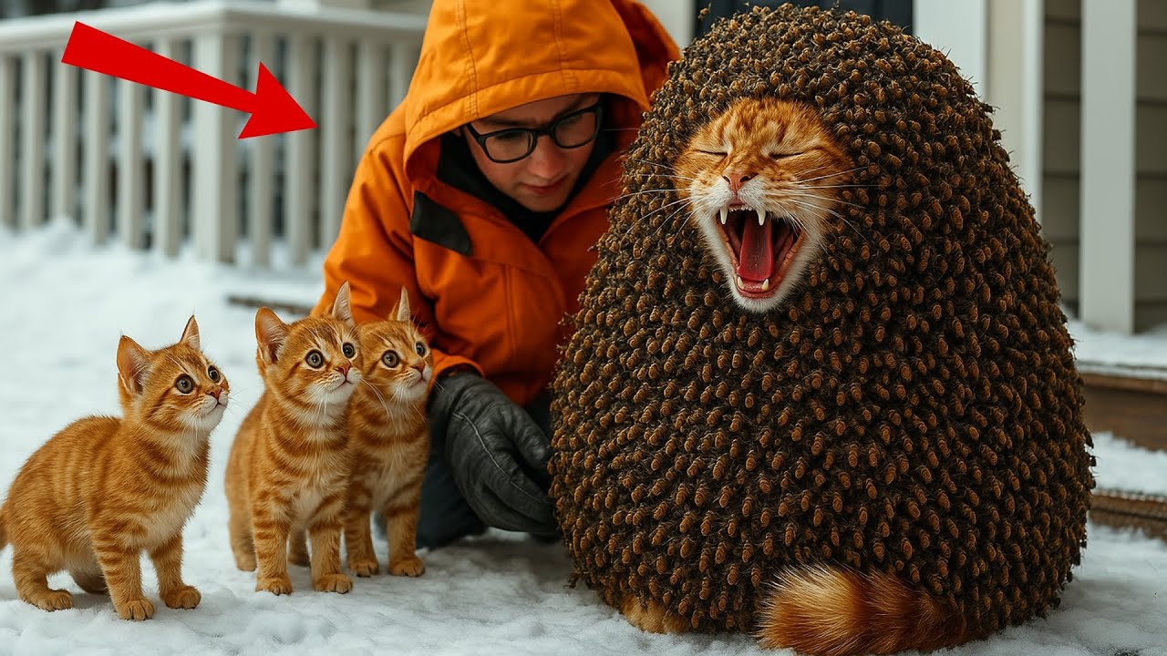 A CAT Covered in Millions of Barnacles & Parasites Rescued by Heroic ...