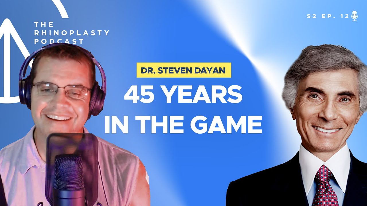45 years in the Game with Prof. Dr. Mark Constantian | The Rhinoplasty ...