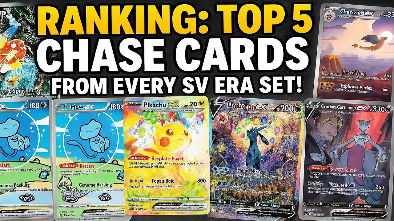 RANKING: Top 5 Chase Cards From Every SV Era Set! - YouTube