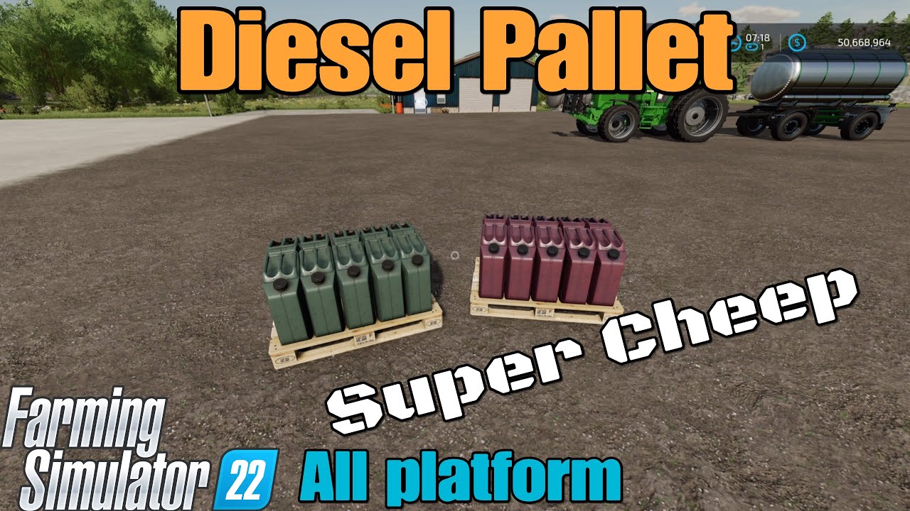 Diesel Pallet / mod for all platforms on FS22 - YouTube