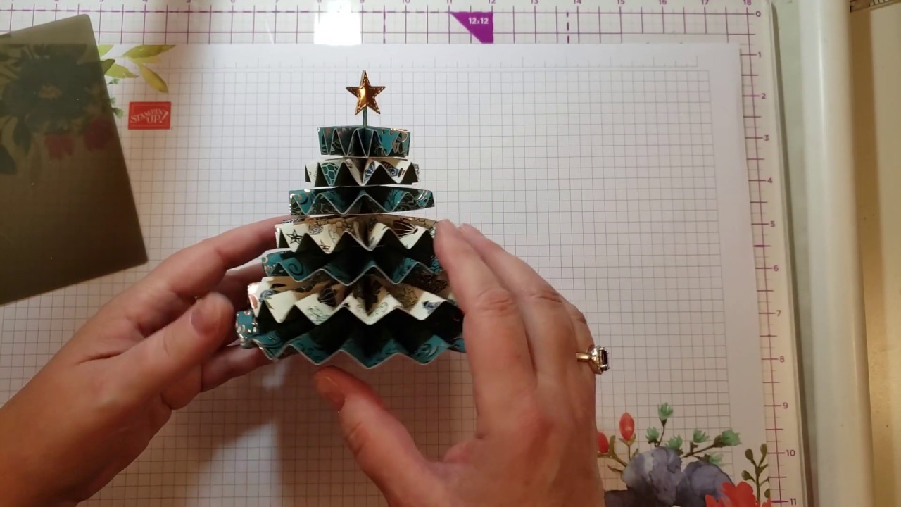 Rosette Christmas Tree Tutorial - YouTube