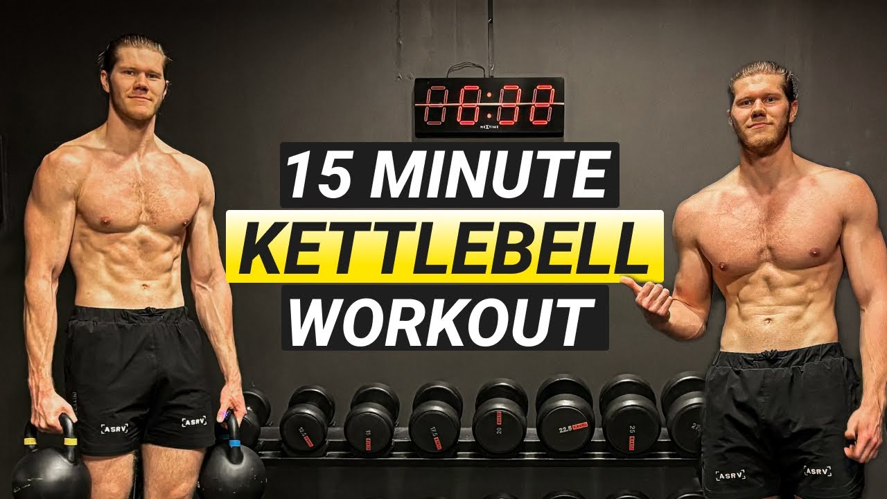 15 MIN FULL BODY KETTLEBELL WORKOUT (FOLLOW ALONG, SINGLE KB ONLY ...