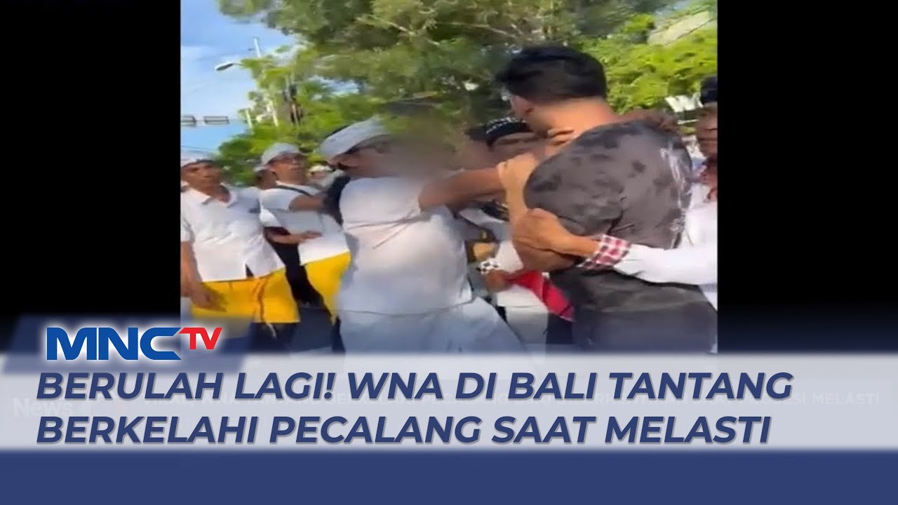 WNA Tantang Berkelahi Pecalang usai Diberhentikan saat Prosesi Melasti ...