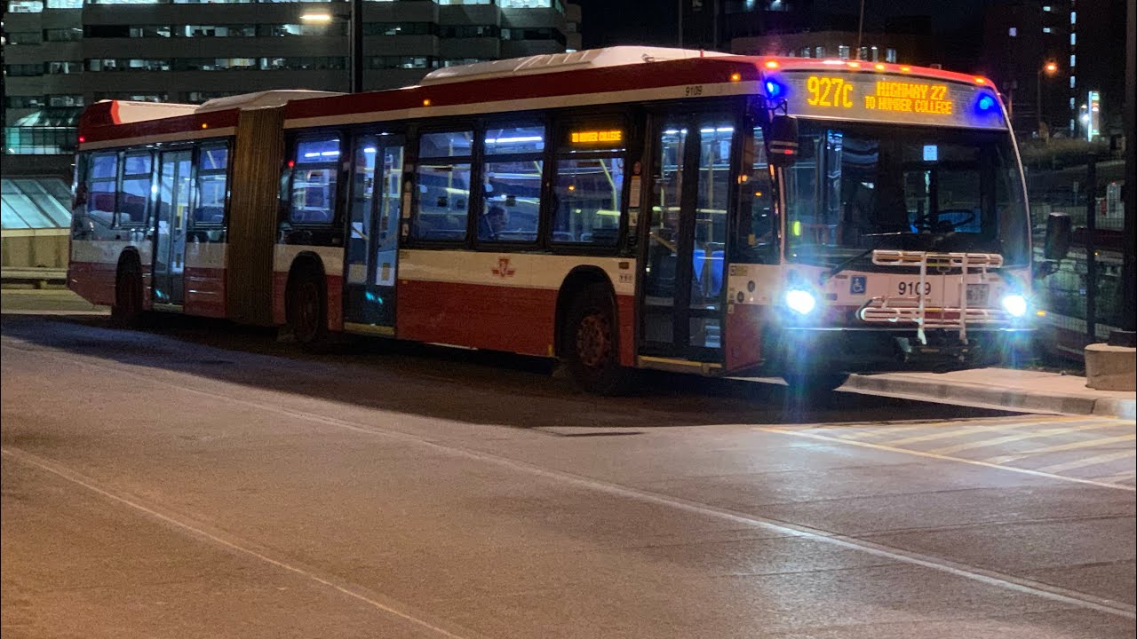 TTC Northbound Ride Video on 9109 on route 927C Highway 27 Express to ...