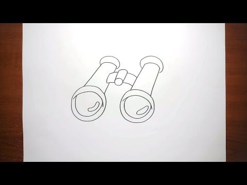 How To Draw Binocular Step by Step for Kids | Drawing For Kids - YouTube