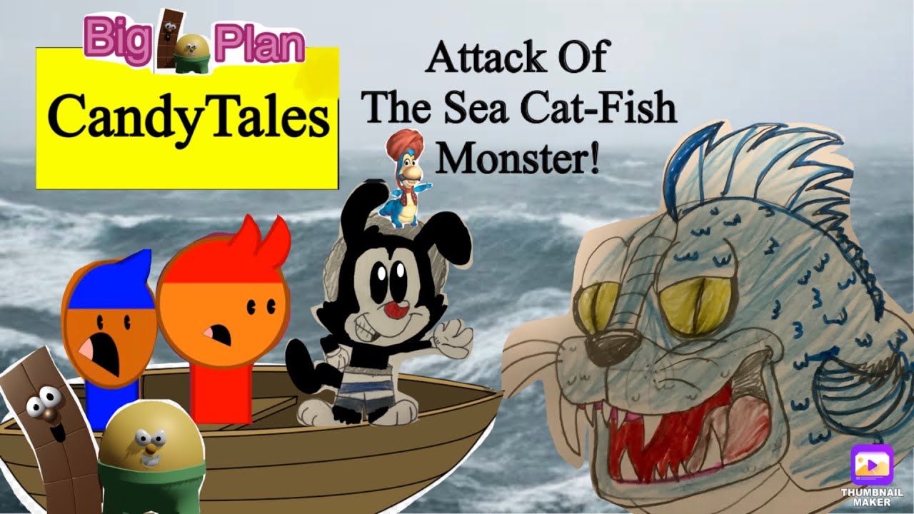CandyTales Official- Attack Of The Sea Cat-Fish Monster! - YouTube