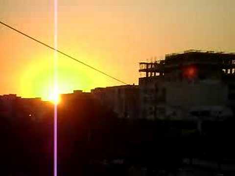sunset 31 december 2007 - YouTube