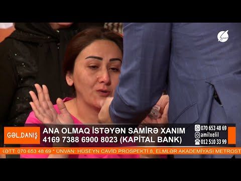 Qadın ekspertin qarşısında diz çöküb ayaqlarına sarıldı - Gəl, Danış