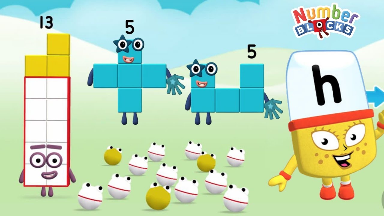 NUMBERBLOCKS & ALPHABLOCKS : PICK SOUND LETTER H & COUNT NUMBER BLOPS ...