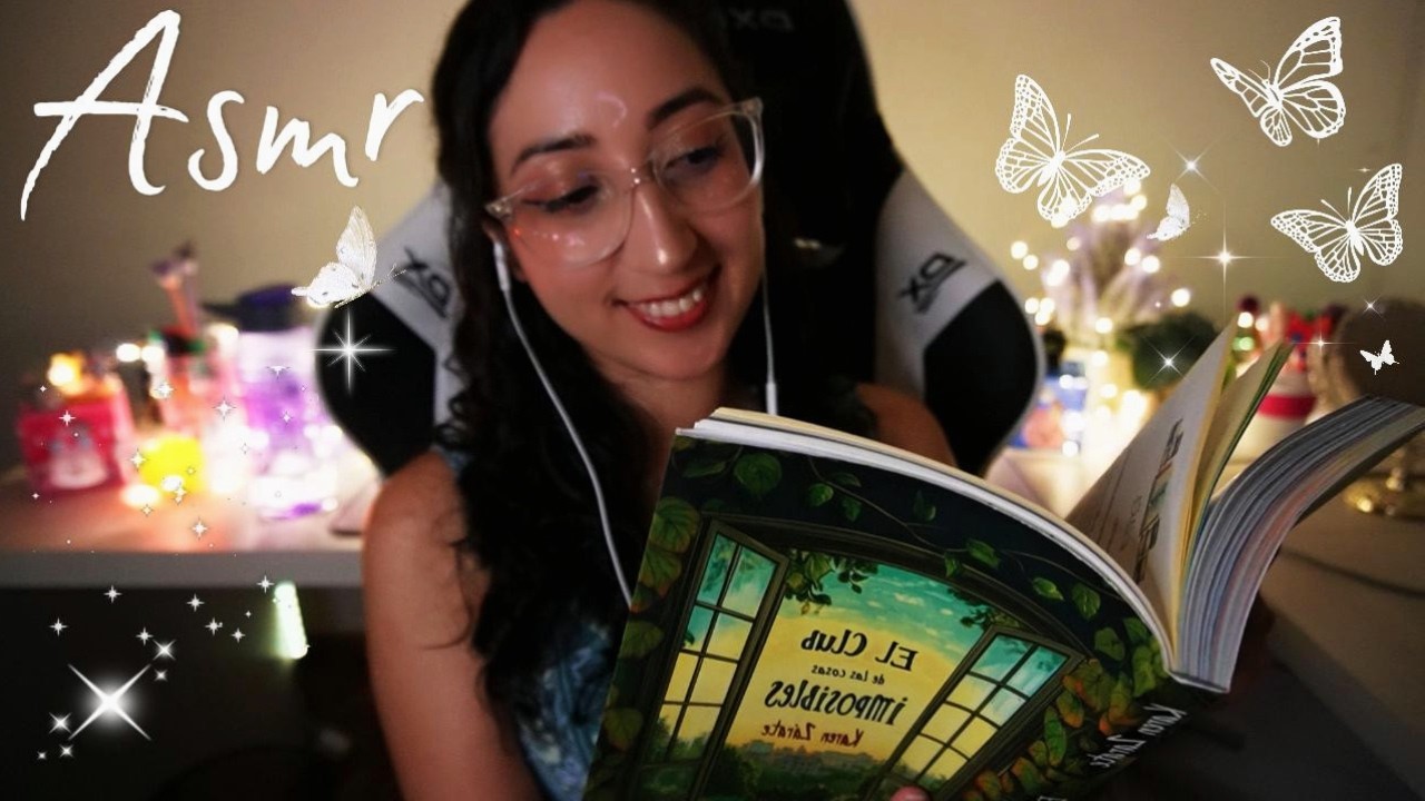 ASMR Lectura tranquila y relajante para desconectar🤍📖 - YouTube