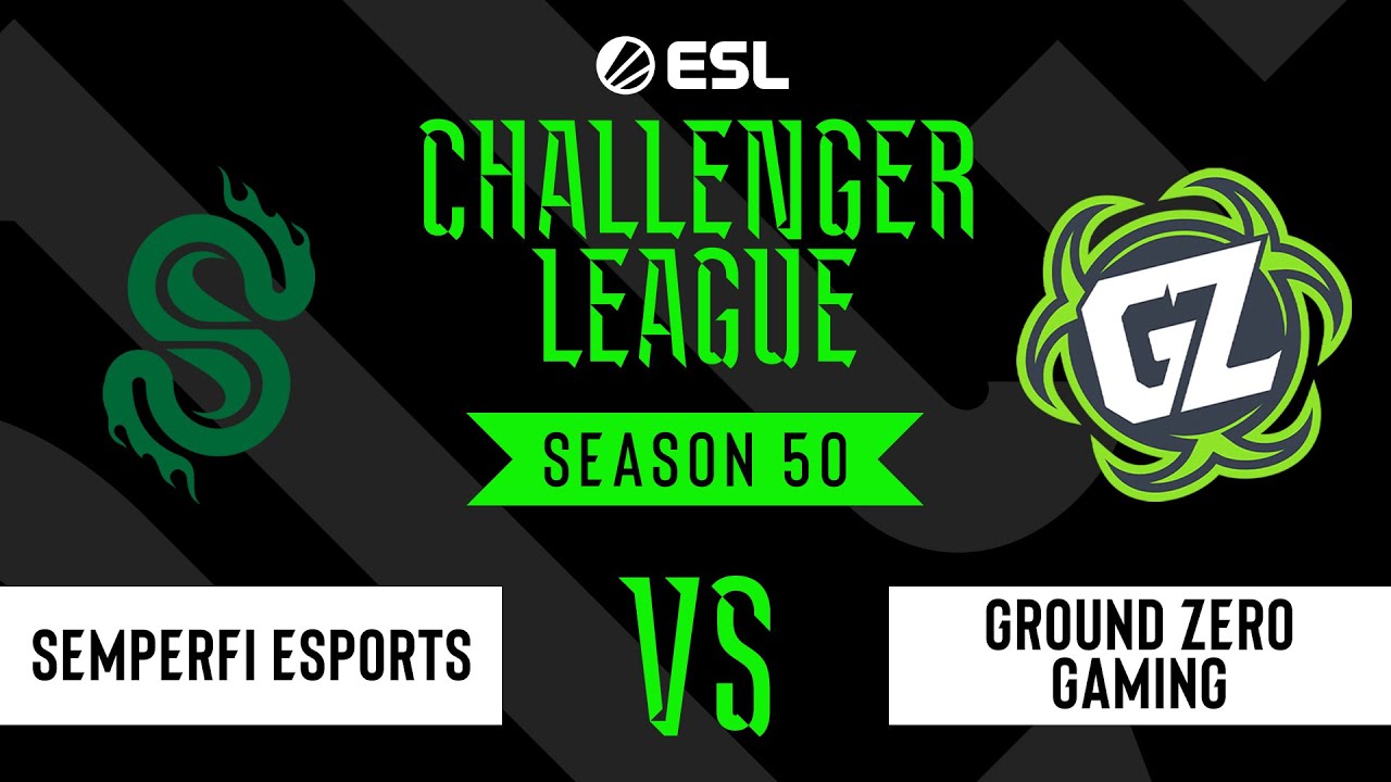 LIVE: SemperFi Esports vs Ground Zero Gaming - ESL Challenger League ...