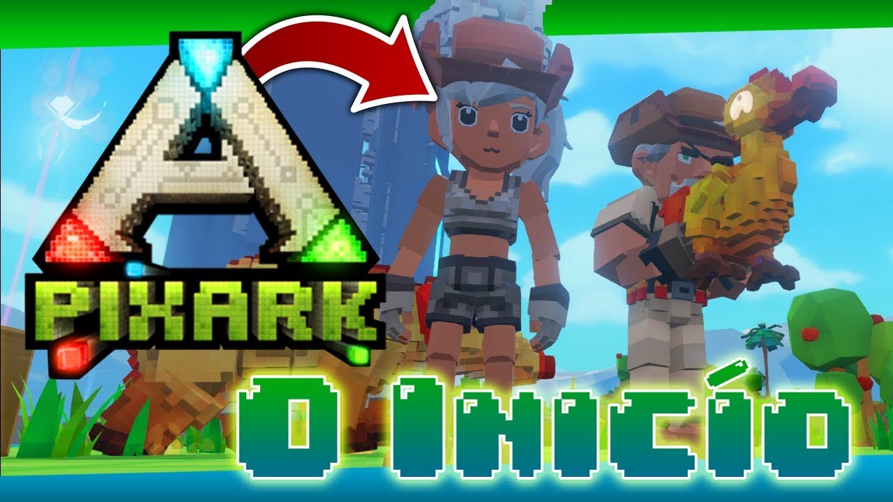 🎮 PixARK - EP1 - Domando Dodo, Coelho e Paquicefalossauro - YouTube