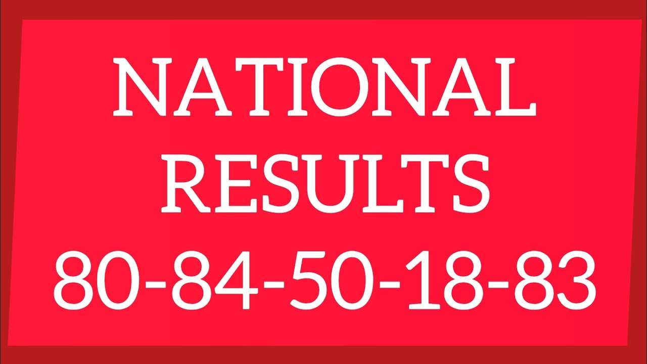 NATIONAL WINNING NUMBERS - YouTube