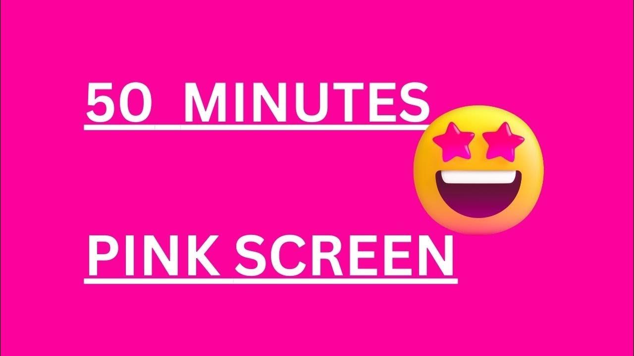 Pink screen 50 min HD vide|50 min screen pink full HD #pinkscreen # ...