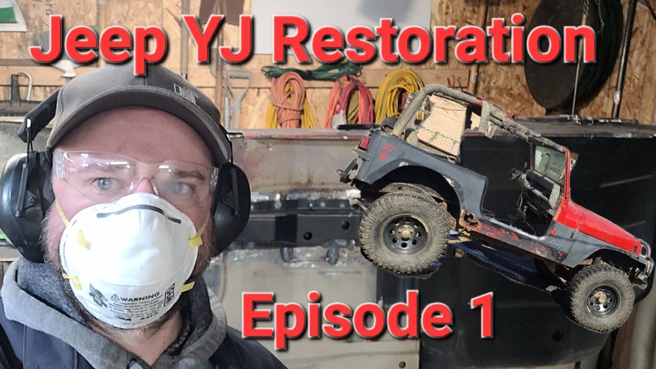 Floor pan and rusty corner repair on the Jeep YJ restoration project ...