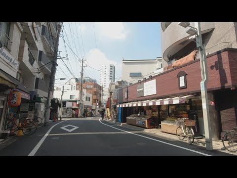 4K A walk in front of Ebara-machi station in Tokyo