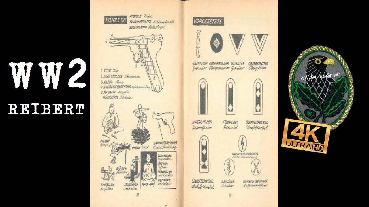 WW2 REIBERT handbook for foreign volunteers Wehrmacht TRAINING MANUAL ...