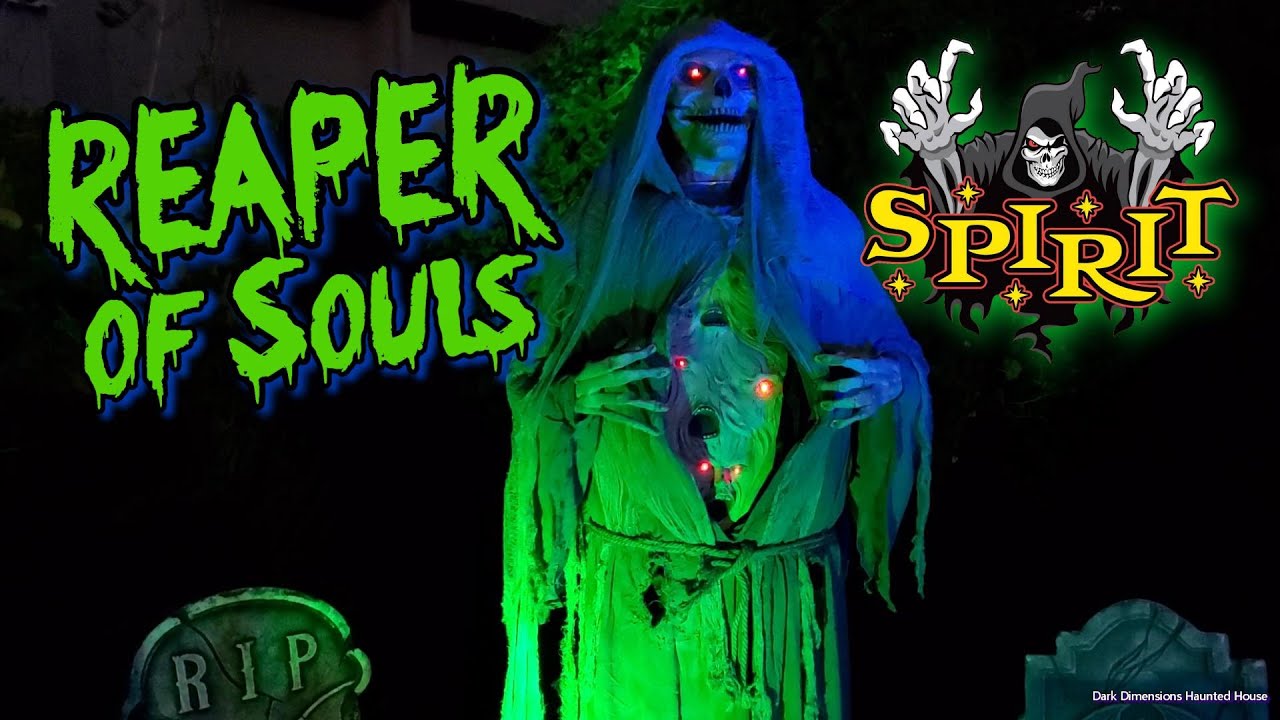 Spirit Halloween Reaper of Souls 2009 Scary Animatronic Unboxing ...