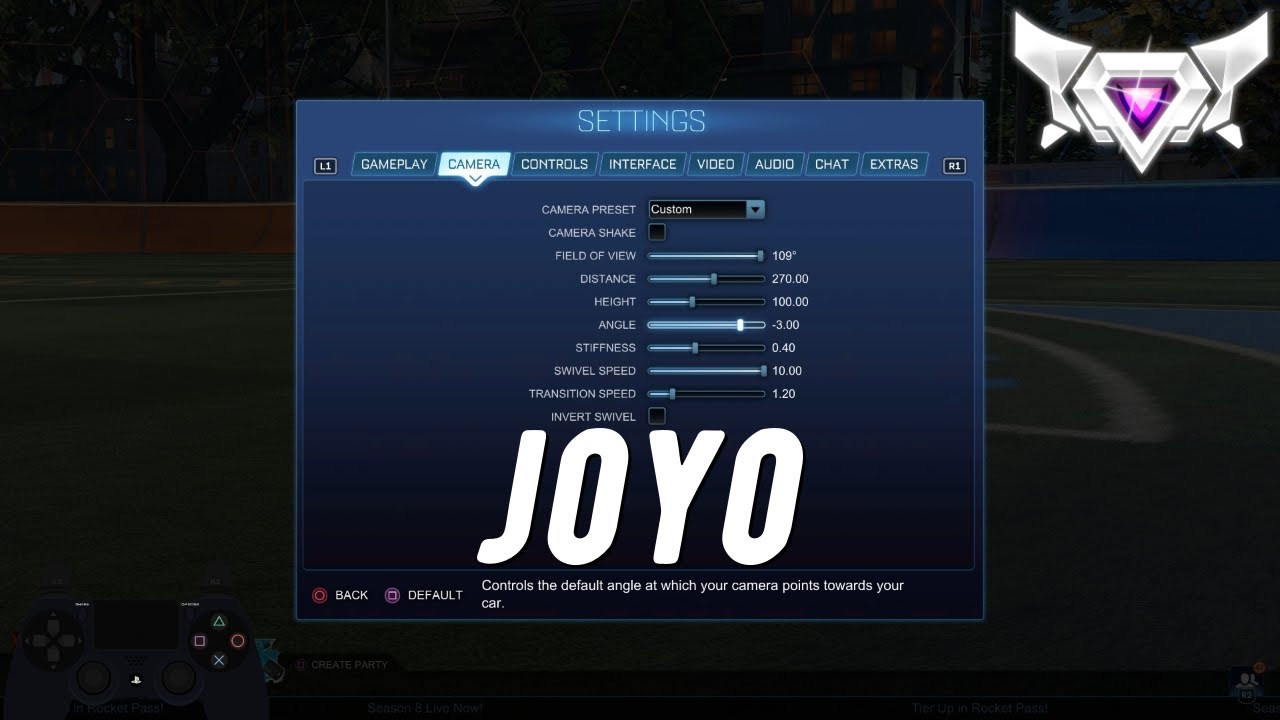 Joyo Settings | Rocket League - YouTube