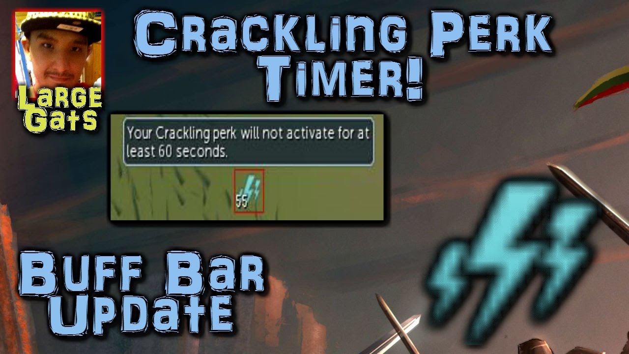 Crackling Perk timer - Mod Shauny's Buff bar update - YouTube
