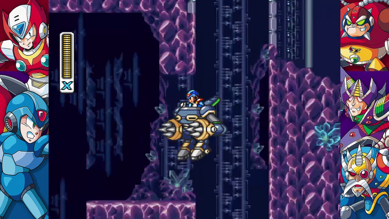 Mega Man X2 - Crystal Snail Heart Tank - YouTube