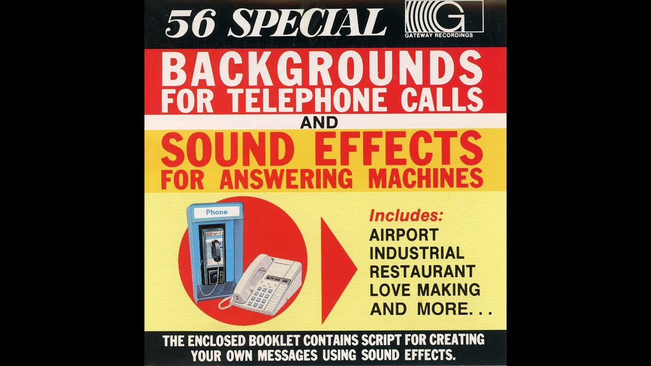 56 Special Backgrounds for Telephone Calls and Sound Effects for ...
