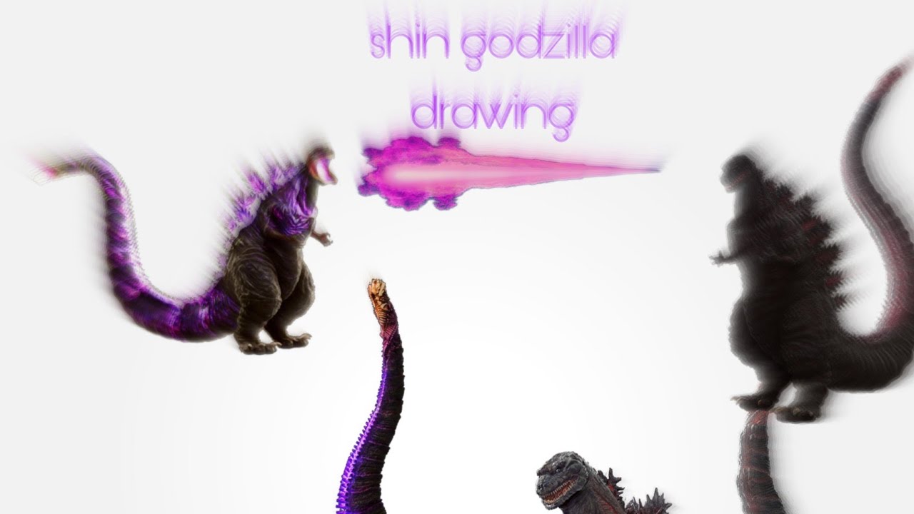 my drawing of shin godzilla really hard - YouTube