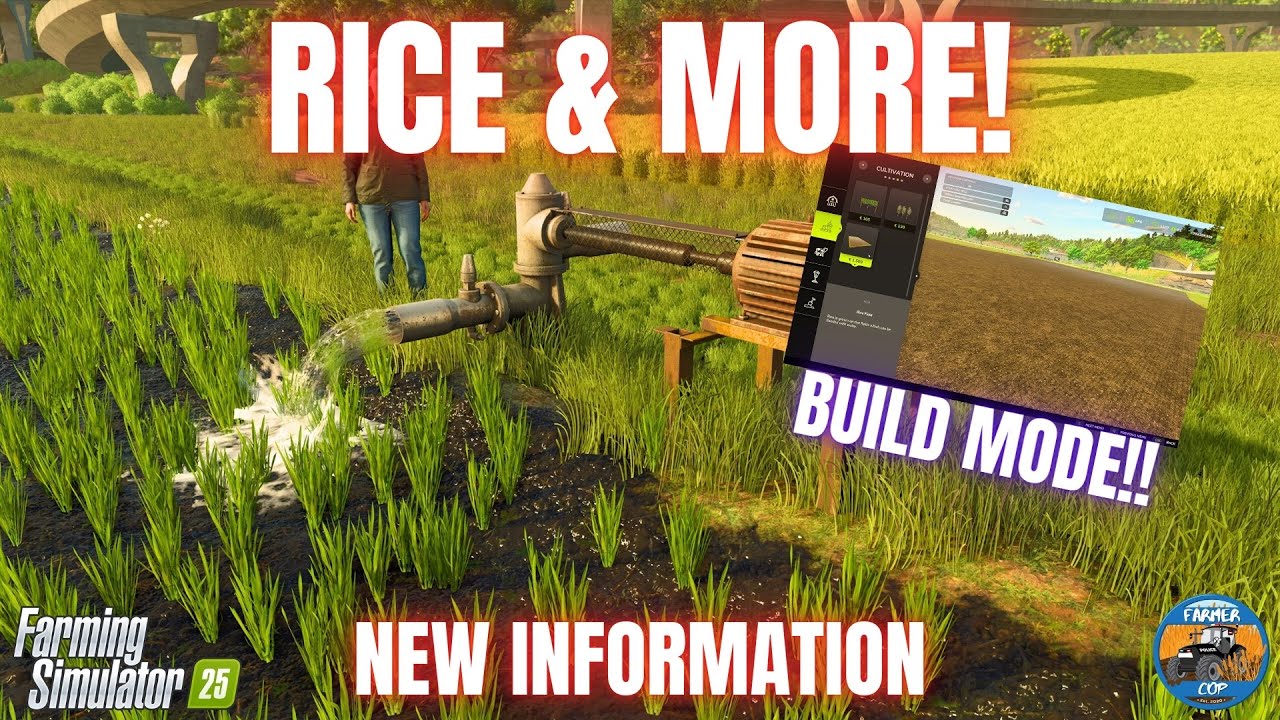 RICE, BUILD MENU, LIME & MORE! - NEW INFORMATION ANNOUNCED - Farming ...
