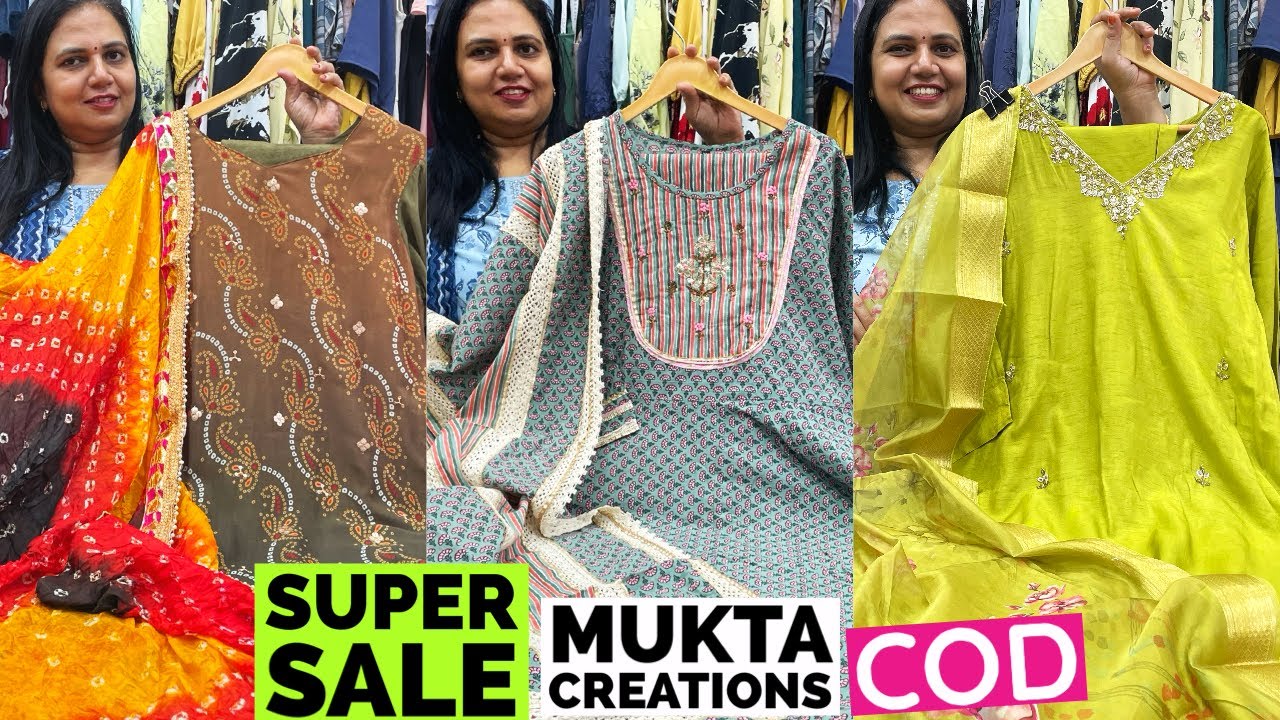 Super Friday Sale on Party Wear Suits & Western Gowns at Mukta ...