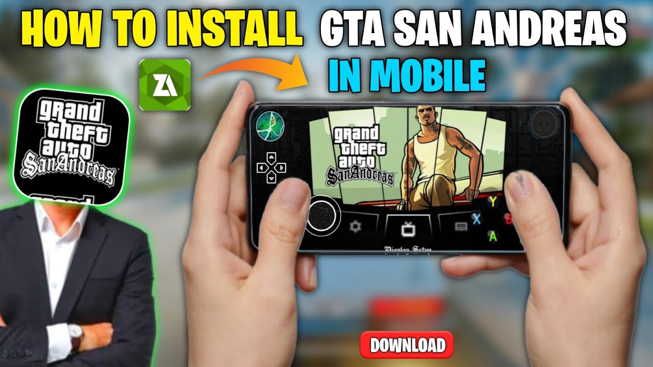 how to install gta san andreas in mobile | gta san Andreas install ...
