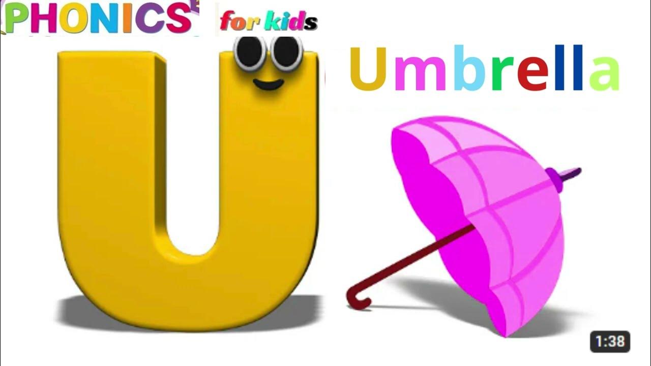 Learn The Letter U | Let's Learn About The Alphabet | Phonics Song for ...
