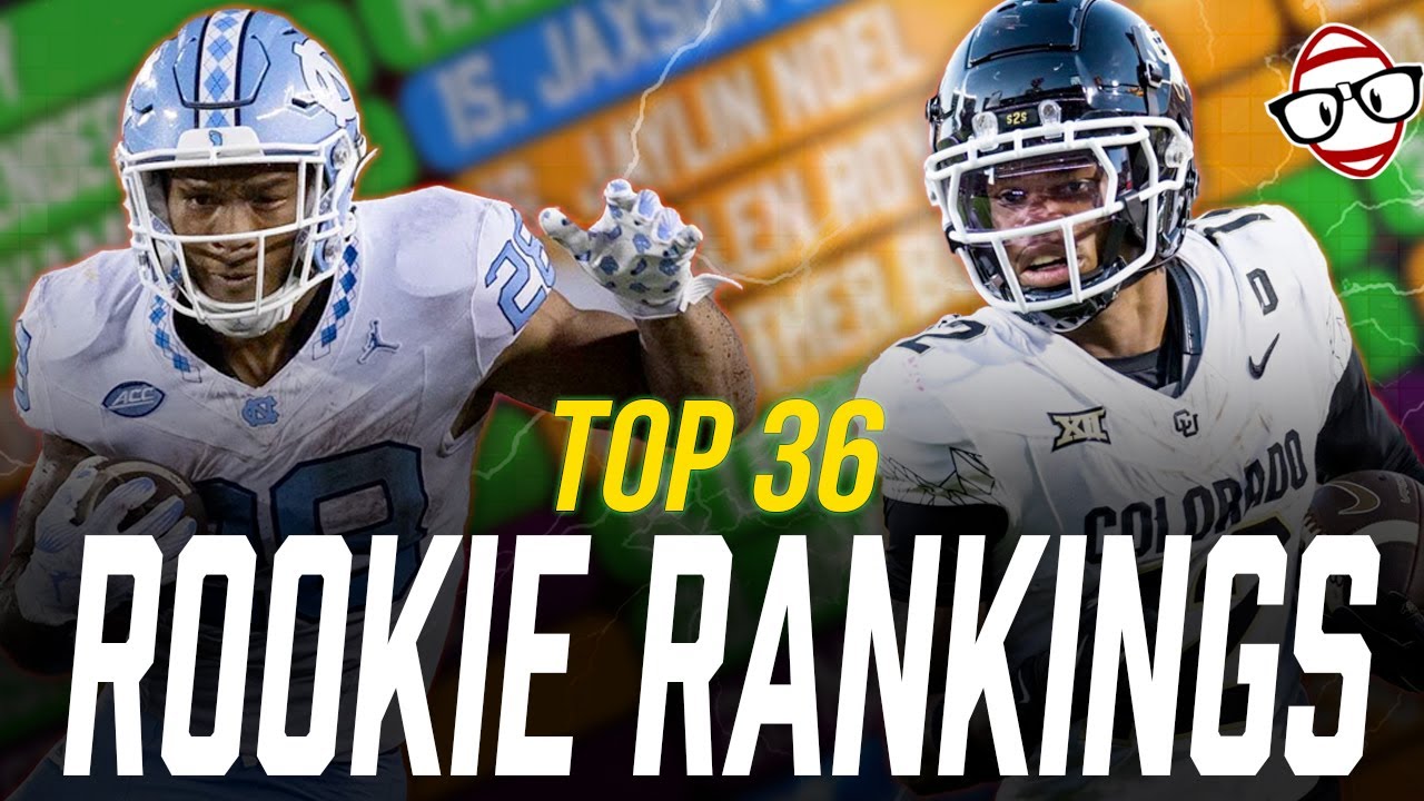 My TOP 36 Rankings For Your 2025 Rookie Drafts! - YouTube
