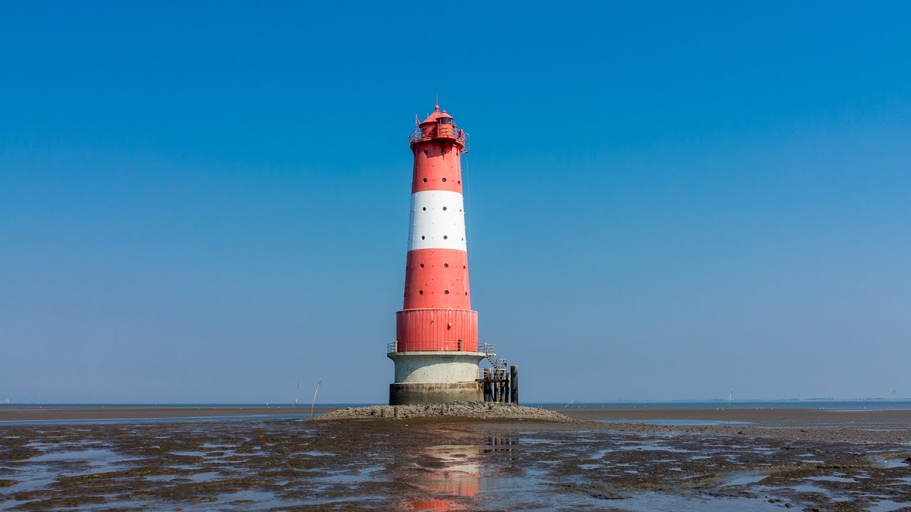Zeitraffer Leuchtturm Arngast - YouTube