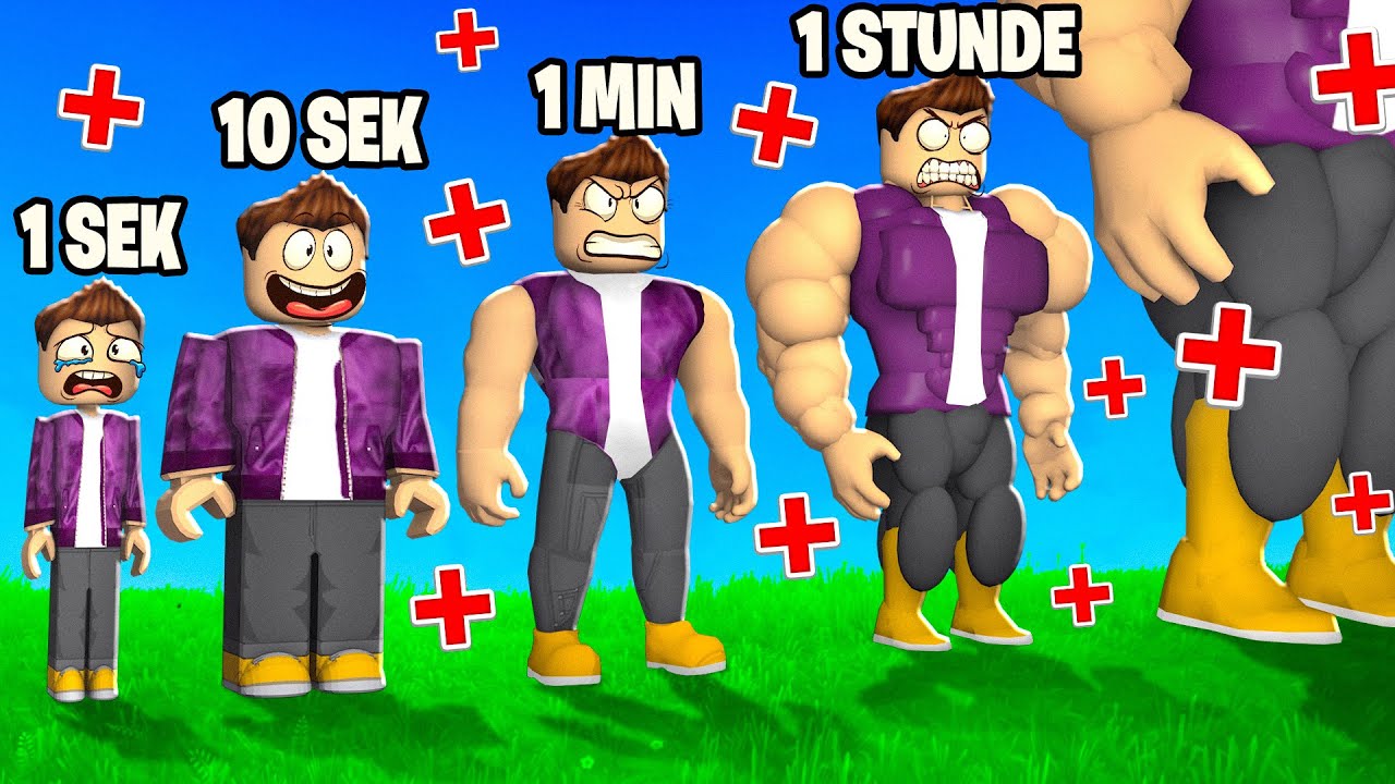 Roblox aber jede Sekunde bekommst du +1 Gesundheit - YouTube