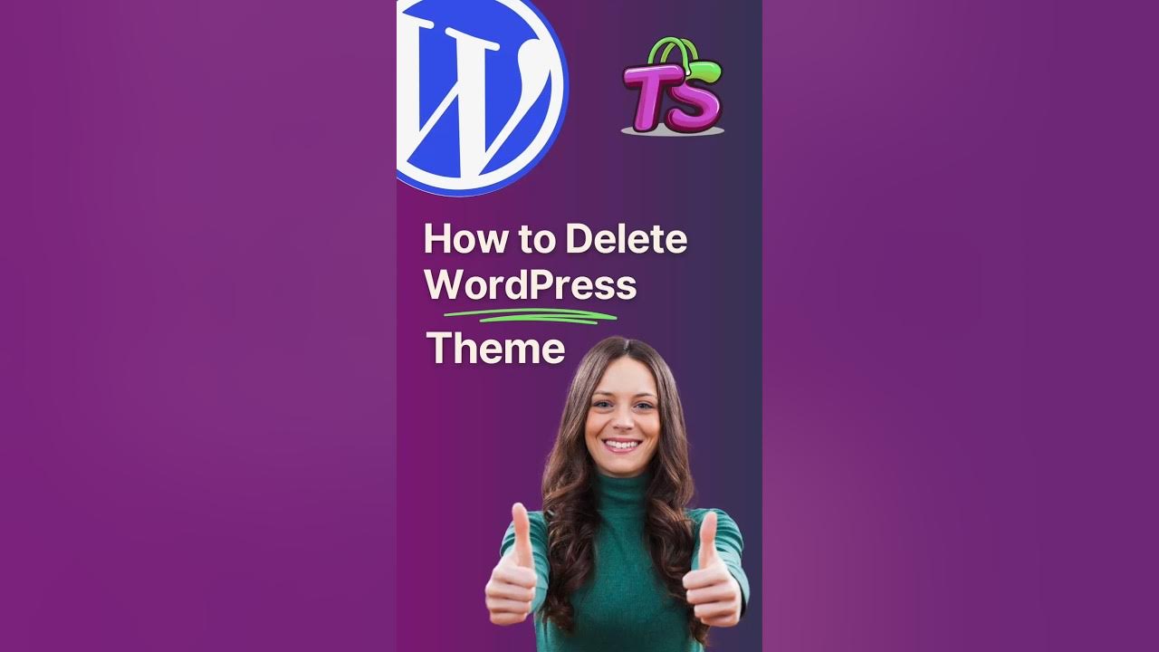 How to Delete a WordPress Theme #WP #Delete #Theme #Wordpress #wordpressadmin - YouTube