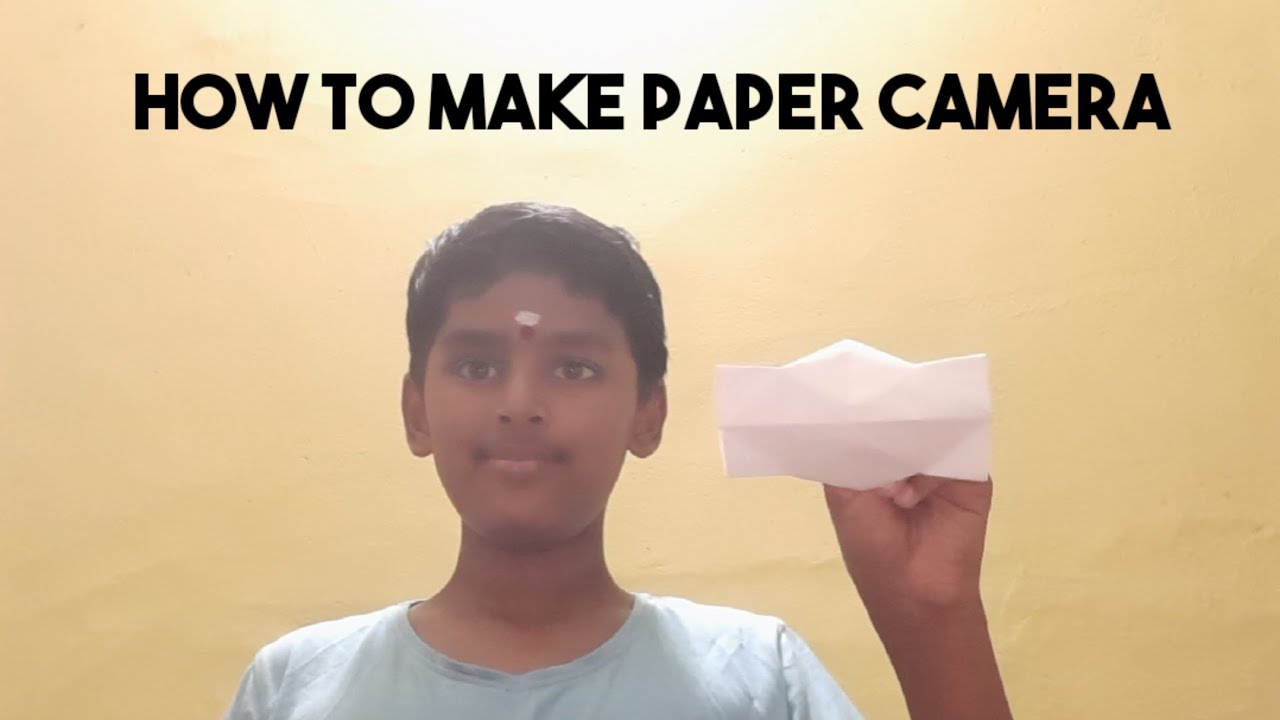 How to make paper camera - YouTube