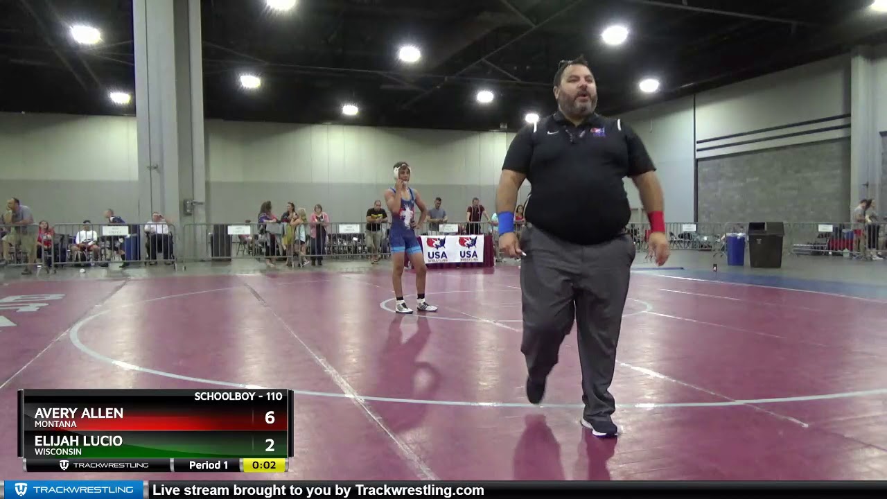 Schoolboy 110 Avery Allen Montana Vs Elijah Lucio Wisconsin - YouTube