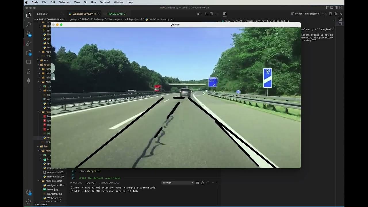 cs5330 Computer Vision Mini Project 6 Demo - YouTube