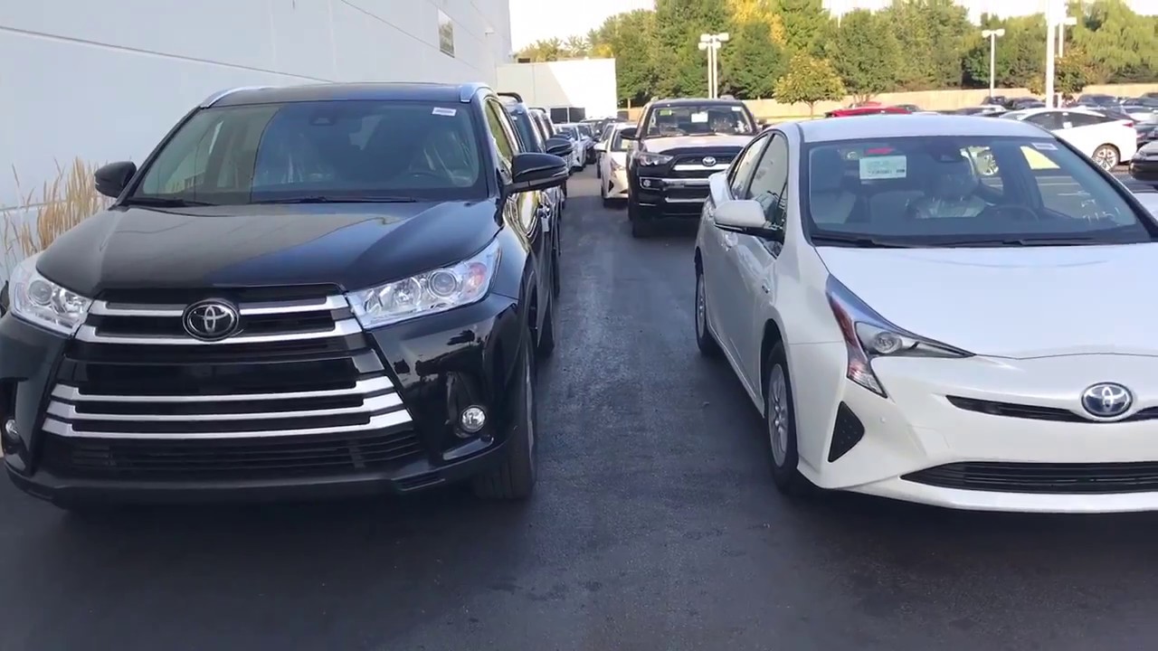 2017 toyota vehicles pre pdi new vehicles transport drop off - YouTube