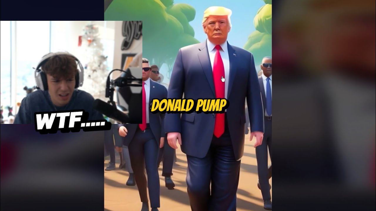 Clix react to the Donald Pump incident in Fortnite… - YouTube