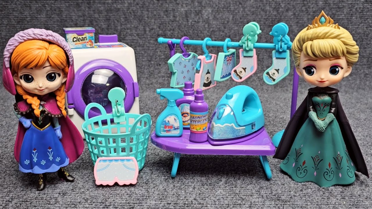 Disney FROZEN Princess Elsa and Anna Laundry Set Satisfying with ...