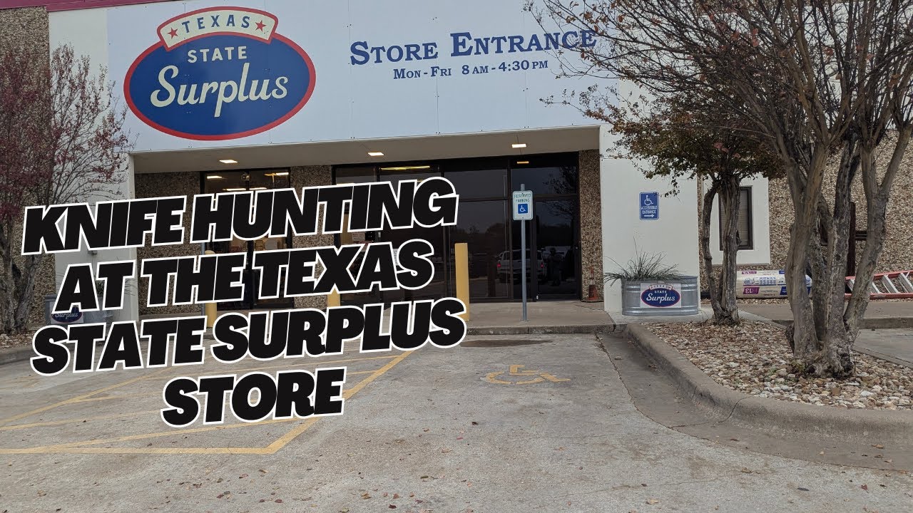 Knife Hunting at the Texas State Surplus Store! #EDC #caseknives # ...