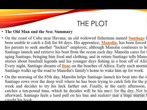 The Old Man and the Sea Plot 1 - YouTube