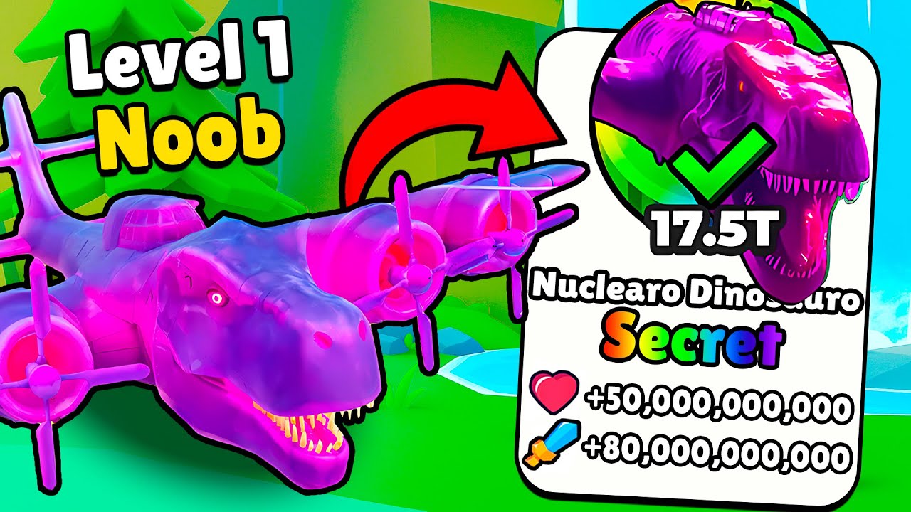 Starting over as NOOB with OP NUCLEARO DINOSAURO In Brainrot Evolution! ROBLOX - YouTube